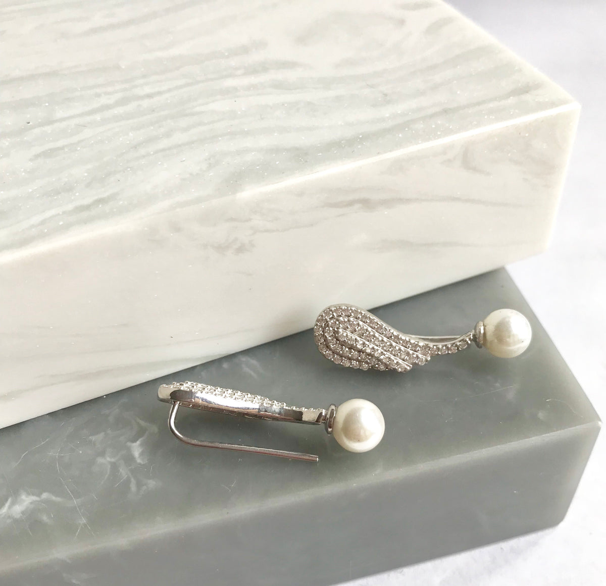 SALE!! Sterling Silver Angel Wing Ear Pin – Dandy Rocks Jewellery